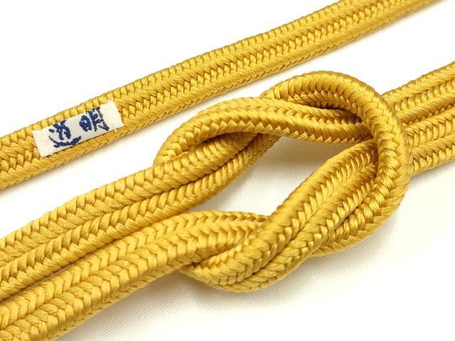 平和屋着物●極上　有職組紐道明　帯締め　冠組　櫨染色　宮内庁御用　国立博物館御用　東京芸術大学御用　逸品　AABA9947ay