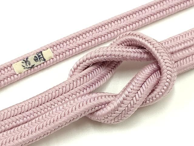 平和屋着物●極上　有職組紐道明　帯締め　冠組　撫子色　宮内庁御用　国立博物館御用　東京芸術大学御用 　逸品　AABA9966ay