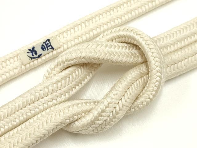 平和屋着物●極上　有職組紐道明　帯締め　冠組　練色　宮内庁御用　国立博物館御用　東京芸術大学御用 　逸品　AABA9973ay