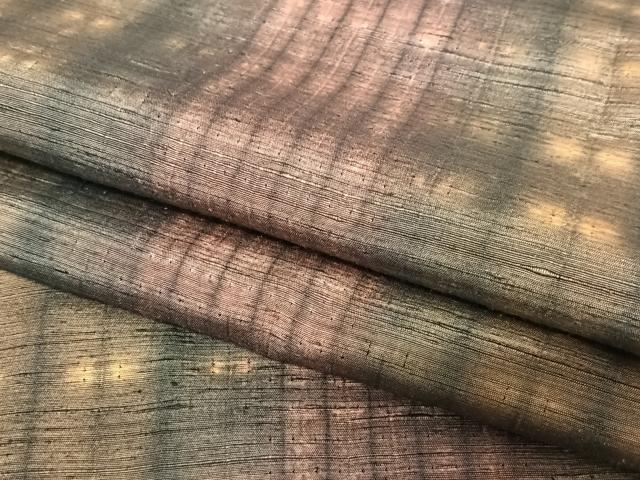 平和屋着物○上質な紬 変わり縞 正絹 逸品 AABB0084zg