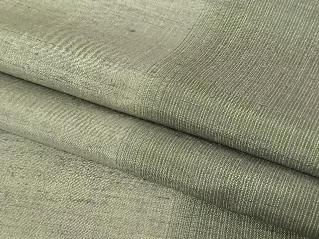 平和屋着物●上質な紬　縞　正絹　逸品　AABB0224zg