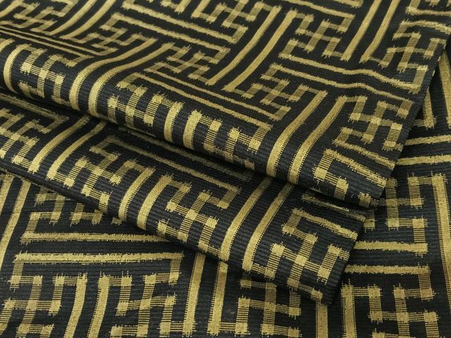 平和屋着物●上質な紬　秋名バラ柄　正絹　逸品　AABB0274zg