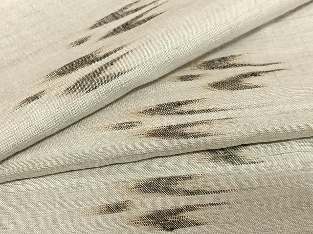 平和屋着物●重要無形文化財　本場久米島紬　ゆうな染　手織　飛鳥文　正絹　逸品　未使用　AABB0304zg