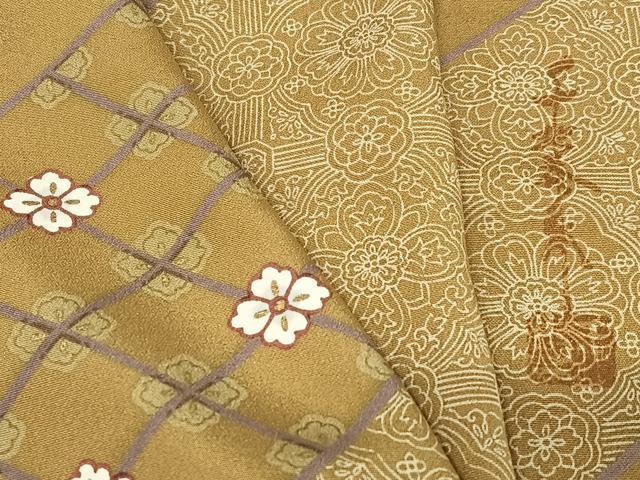 平和屋着物●世界的友禅作家　千地泰弘　小紋　花間道　正絹　逸品　AABB0323zg