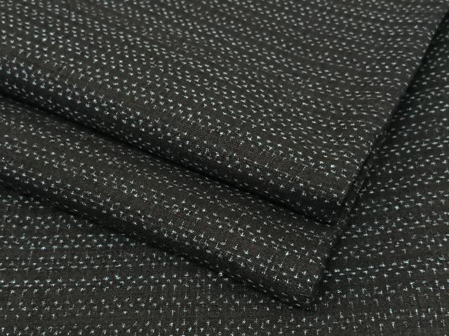 平和屋着物●本場結城紬　重要無形文化財　縞　正絹　逸品　AABB0332zg