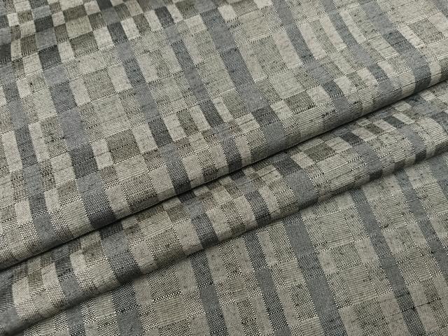 平和屋着物●上質な紬　間道　正絹　逸品　AABB0362ph