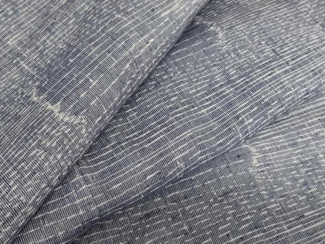 平和屋着物＊夏物　紗紬　霞文　正絹　逸品　未使用　AABB0540st