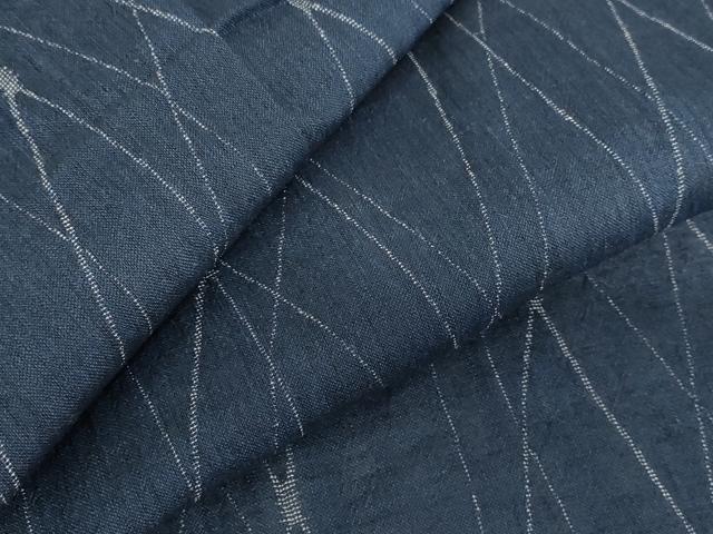 平和屋着物＊夏物　小紋　紗　幾何学文様　未使用　AABB0544st