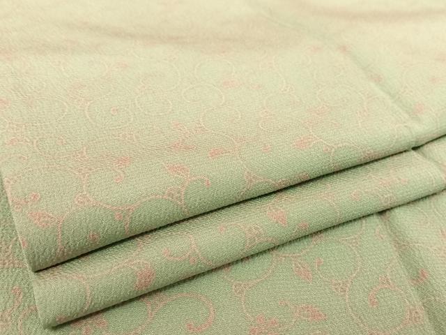 平和屋着物●洗える最高級着物　＜英＞はなぶさ謹製　小紋　唐草　AABB1289np