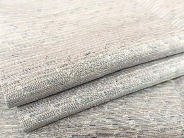 平和屋着物●紅花紬　米沢　変わり縞　正絹　逸品　AABB1400np