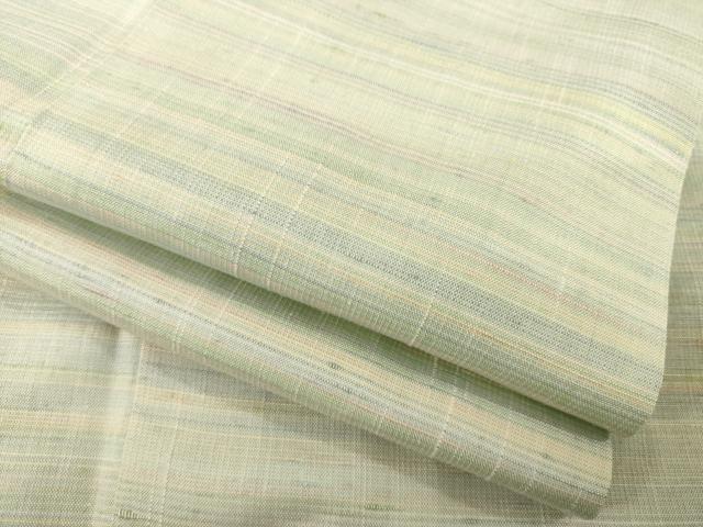 平和屋着物●紅花紬　米沢　霞文　やまと誂製　ロング丈　正絹　逸品　AABB1965ck