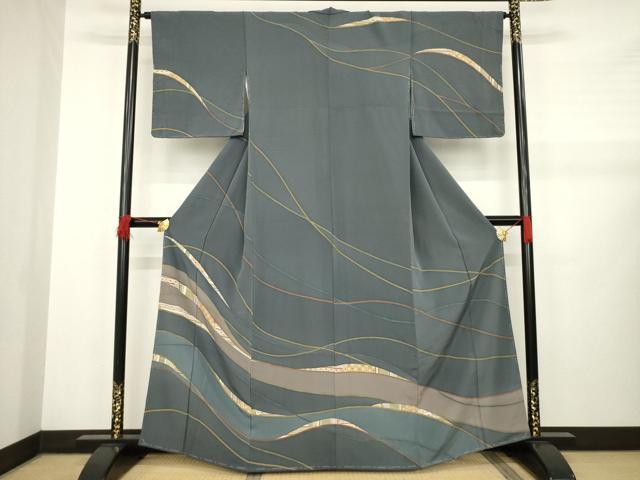 平和屋着物●訪問着　吉祥文　正絹　逸品　AABB2017ck