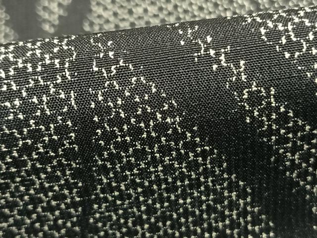 平和屋着物▽上質な紬 単衣 抽象文様 正絹 逸品 AABB2284fy