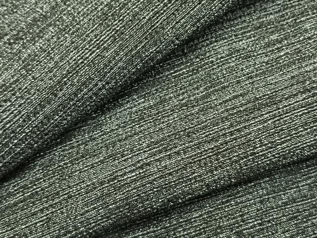 平和屋着物▽男性　お召　単衣　霞文　正絹　逸品　AABB2301fy