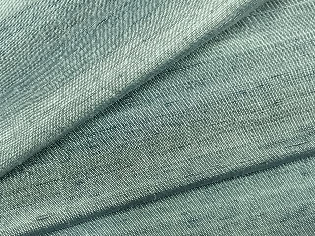 平和屋着物▽上質な紬　単衣　横段文　正絹　逸品　AABB2314fy