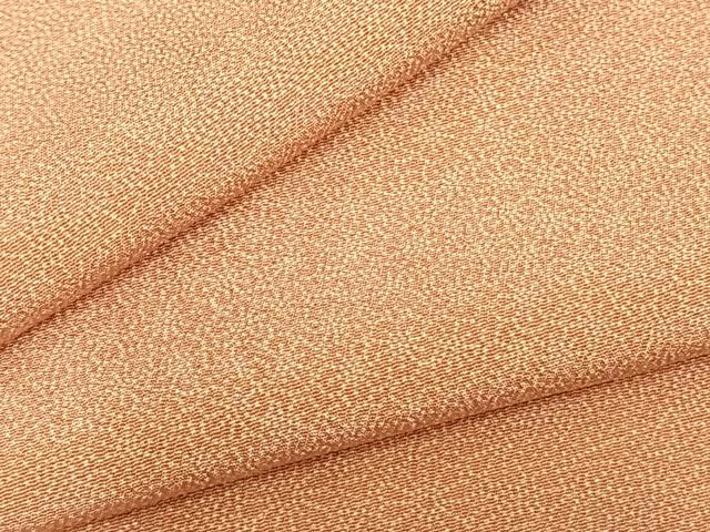 平和屋着物▽江戸小紋　単衣　切嵌花文　正絹　逸品　AABB2384fy