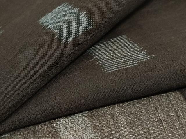 平和屋着物＊夏物　紗紬　箔散らし文様　正絹　逸品　AABB2499jd