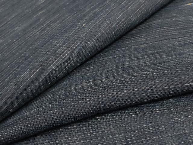 平和屋着物＊夏物　男性　小紋　紗　霞文　AABB2529jd