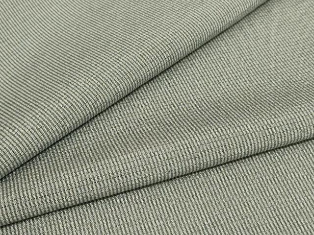 平和屋着物＊夏物　江戸小紋　絽　縞　正絹　逸品　未使用　AABB2549jd