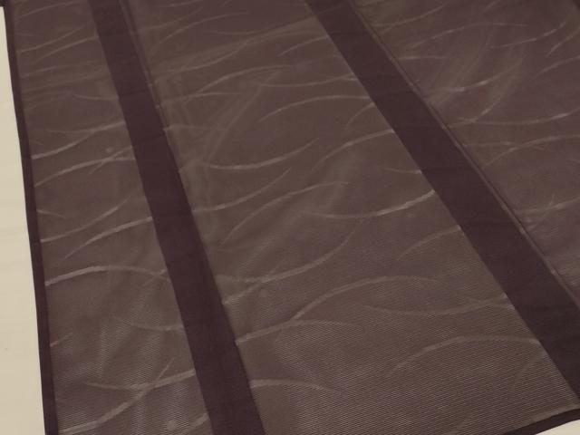 平和屋着物＊夏物　色無地　絽　芝紋紗　黒鳶色　洗える着物　AABB2617jd 平和屋着物＊夏物 色無地 絽 芝紋紗 黒鳶色 洗える着物 AABB2617jd