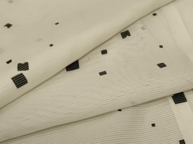 平和屋着物＊夏物　小紋　絽　箔散らし文　洗える着物　AABB2633jd