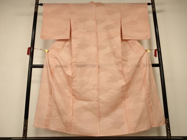 平和屋着物＊夏物　色無地　絽　深支子色　正絹　逸品　未使用　AABB2637jd