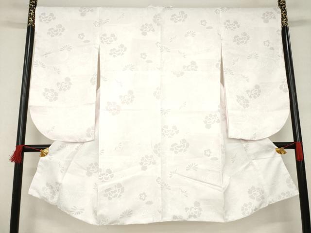 平和屋着物●小振袖　二尺袖　舞花文　洗える着物　未使用　AABB3207ck