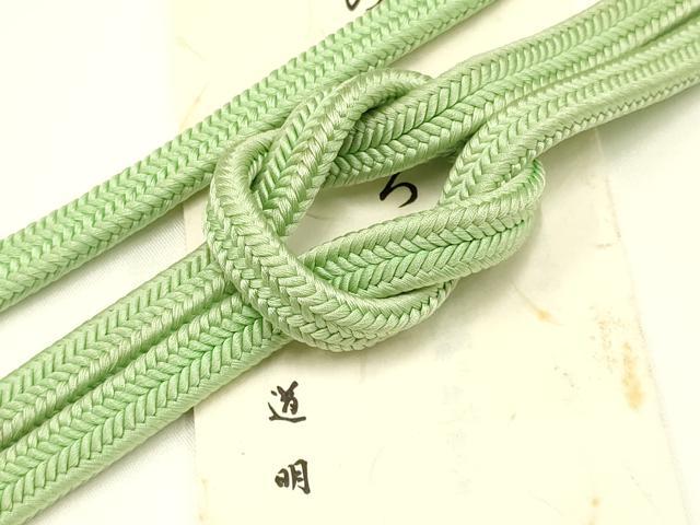 平和屋着物●極上　有職組紐道明　帯締め　冠組　夏虫色　宮内庁御用　国立博物館御用　東京芸術大学御用 　逸品　AABB3758ay