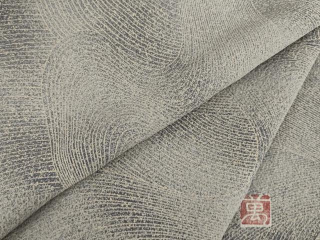 平和屋着物●上質な小紋　作家物　流水文　ロング丈　正絹　逸品　AABB3812ck