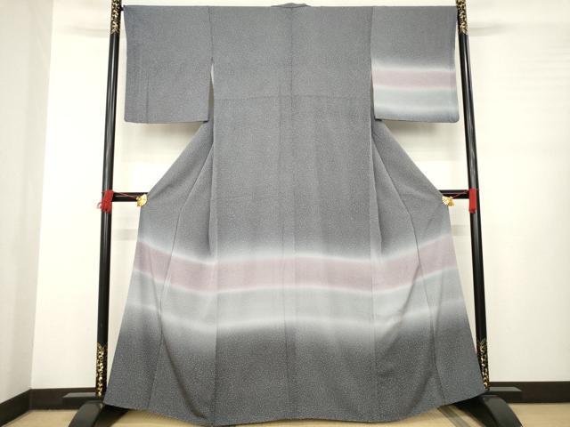 平和屋着物●訪問着　大小あられ　暈し染め　正絹　逸品　AABB4424ck