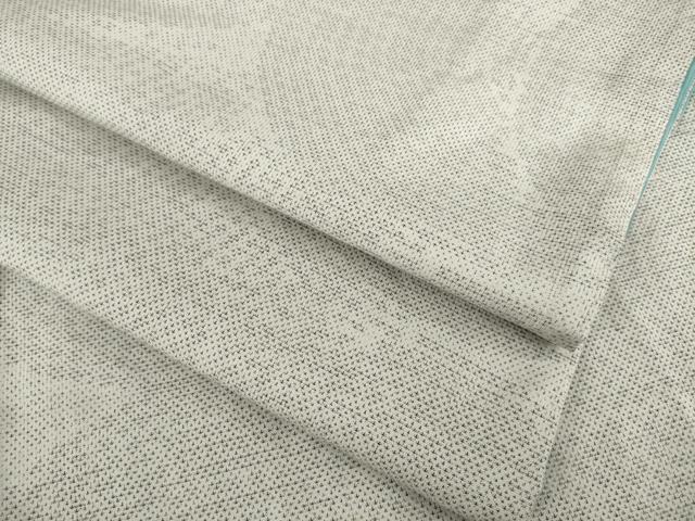 平和屋着物●本場大島紬　白大島　カタス7マルキ　波文　やまと誂製　正絹　逸品　AABB5403ck