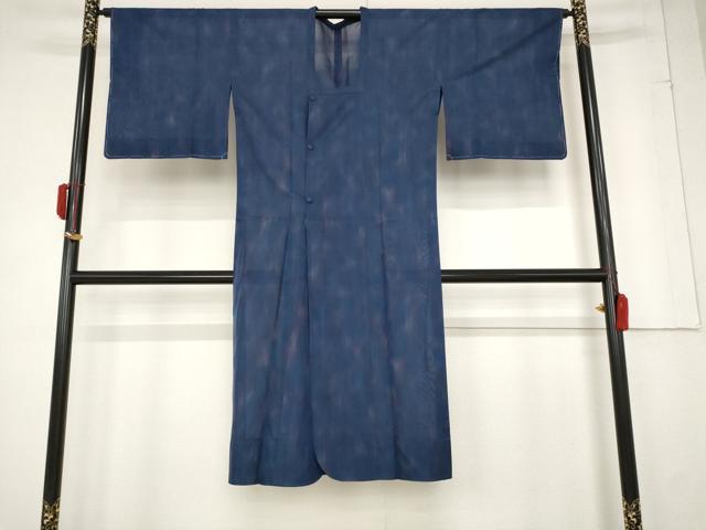 平和屋着物▽道行コート　スリーシーズン　春夏秋　塵除け　霞文　正絹　逸品　未使用　AABB5900st