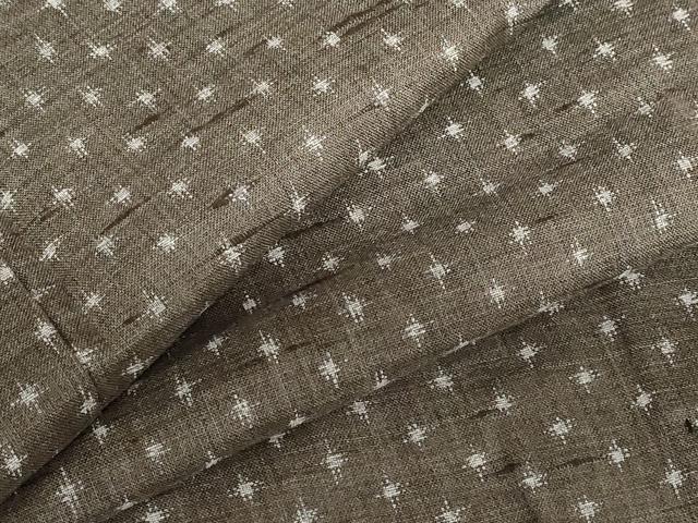 平和屋着物＊夏物　紗紬　絣柄　正絹　逸品　AABB5950st