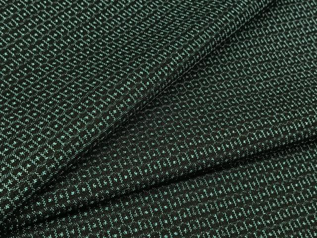 平和屋着物▽男性　本場大島紬　単衣　100亀甲　総詰め　正絹　逸品　AABB6201jh