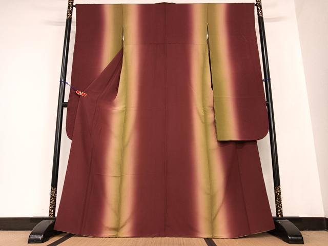 平和屋着物●豪華振袖　霞文　暈し染め　正絹　逸品　AABB6358zg