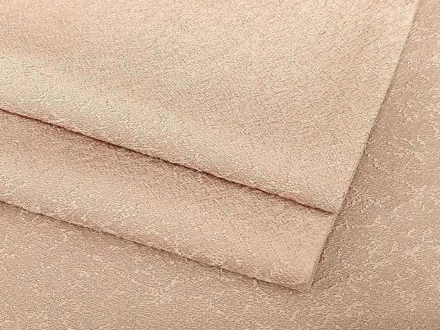 平和屋着物●上質な色無地　氷割れ地紋　鴇浅葱色　正絹　逸品　AABB6423zg