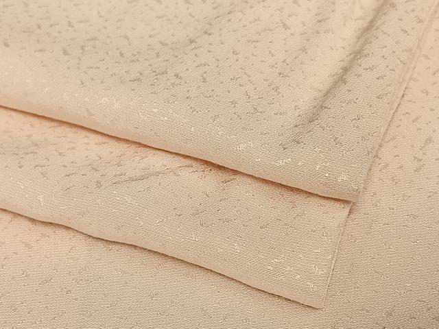 平和屋着物●上質な色無地　一斤染色　正絹　逸品　AABB6425zg