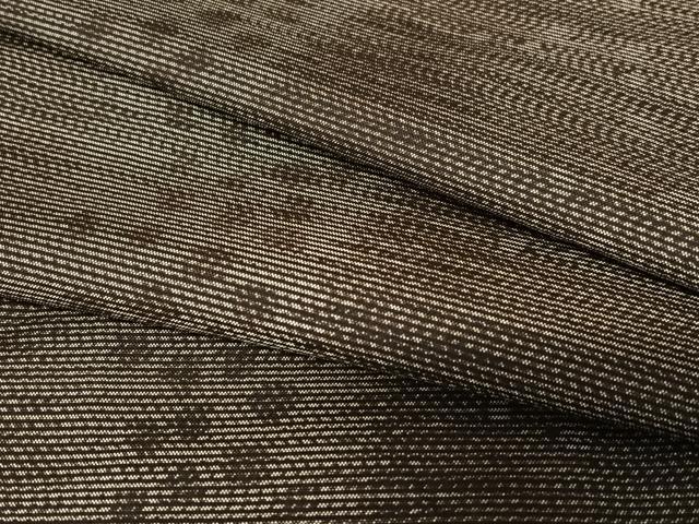 平和屋着物●本場大島紬　泥染め　間道　やまと誂製　正絹　逸品　AABB6447zg