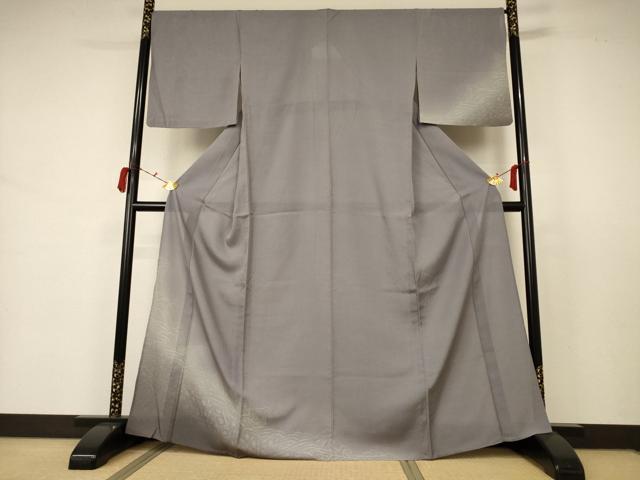 平和屋着物＊夏物　訪問着　絽　立波文　暈し染め　洗える着物　AABB6699jd