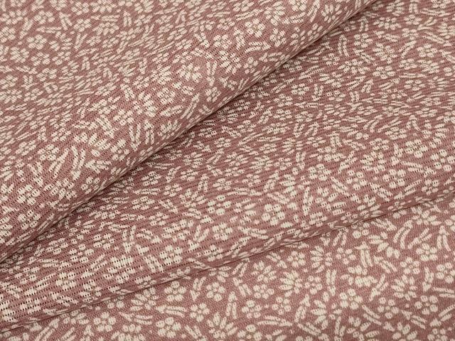 平和屋着物＊夏物　小紋　絽　草花文　高島屋扱い　洗える着物　AABB6775jd