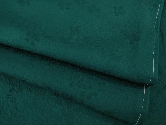 平和屋着物●上質な色無地　舞桜地紋　天鵞絨色　正絹　逸品　AABB7284ck