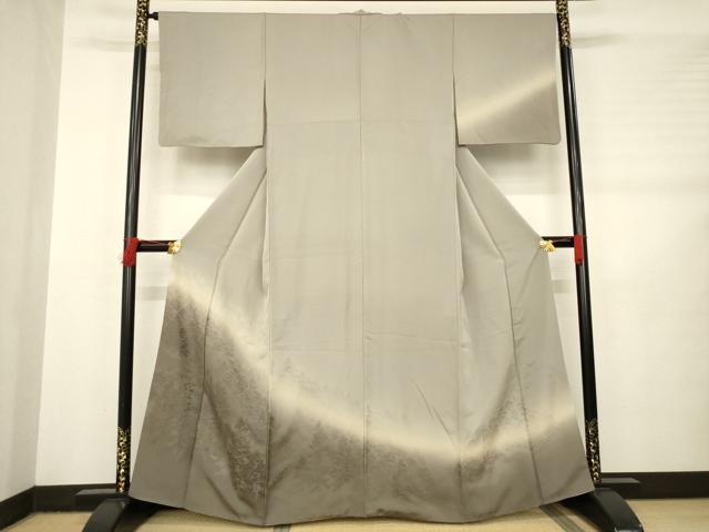 平和屋着物●訪問着　樹林地紋　寿光織　暈し染め　正絹　逸品　AABB7286ck