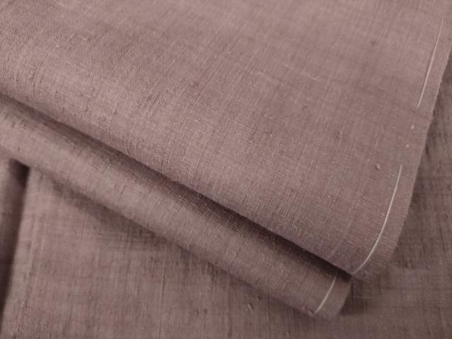 平和屋着物●本場結城紬　重要無形文化財　色無地　鴇浅葱色　正絹　逸品　未使用　AABB7343ck