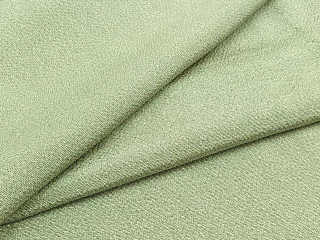 平和屋着物▽江戸小紋　単衣　鮫小紋柄　鬼しぼ縮緬　正絹　逸品　AABB7746jh