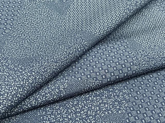 平和屋着物▽江戸小紋　単衣　作家物　寄せ小紋柄　正絹　逸品　AABB8029jh