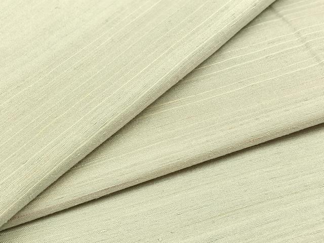 平和屋着物▽紅花紬　米沢　単衣　横段文　正絹　逸品　AABB8032jh