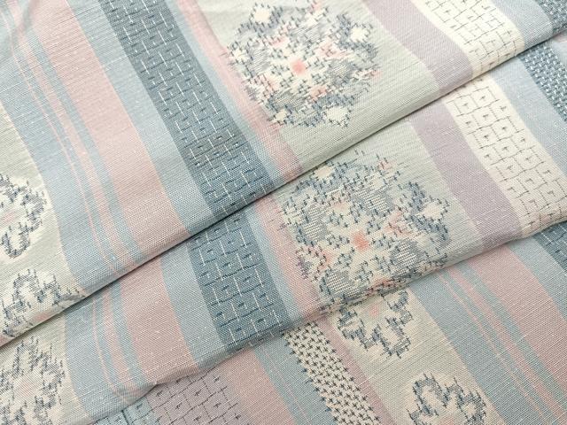 平和屋着物●上質な紬　花間道　正絹　逸品　未使用　AABB8167ph