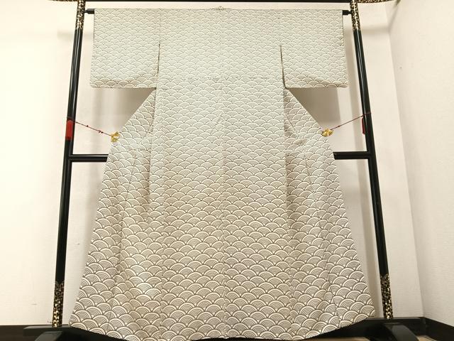 平和屋着物●訪問着　青海波　正絹　逸品　AABB8191ph