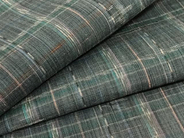 平和屋着物＊夏物　小紋　絣文様　AABB8255jd