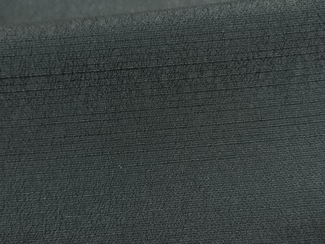 平和屋着物▽男性　紬　単衣　錆鉄御納戸色　正絹　逸品　AABB8264jd